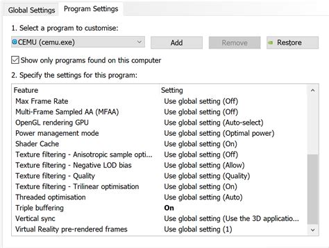 Optimizing Cemu OpenGL NVIDIA Cemu Guide