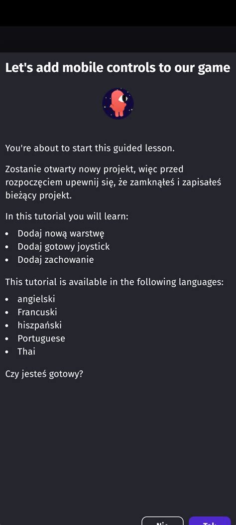 Stuck In A Guided Lesson · Issue 5210 · 4ian Gdevelop · Github