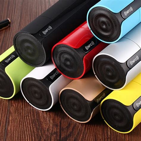 Портативный мини Гладкий беспроводной Altavoz Bluetooth NFC динамик с ...