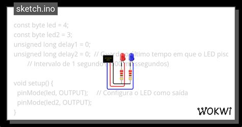Attiny85 Millis Copy Wokwi ESP32 STM32 Arduino Simulator