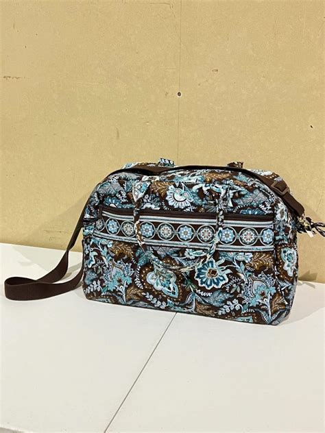 Vera Bradley ~ Java Blue Duffel Bag
