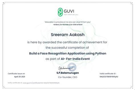 Aakash Sreeram On Linkedin Python Ai India Guvi