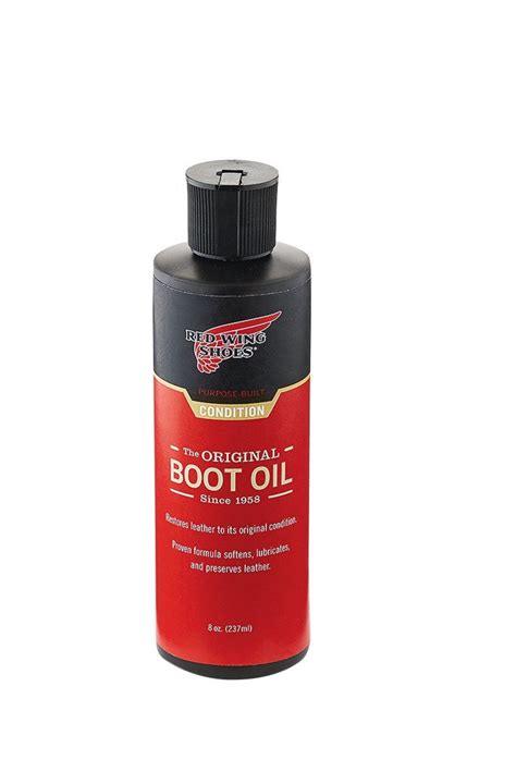 Red Wing Orignal Boot Oil 2 8fl Oz Bottle Ranger Safety And Supplies