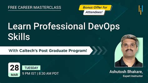 learn professional devops skills with caltech ctme simplilearn