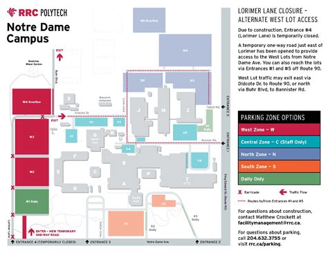 Update On West Zone Parking At Ndc Rrc Polytech Communications And