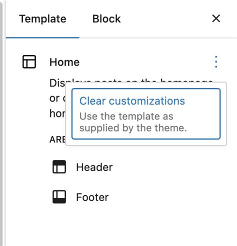 Page Post Settings Sidebar Documentation WordPress Org