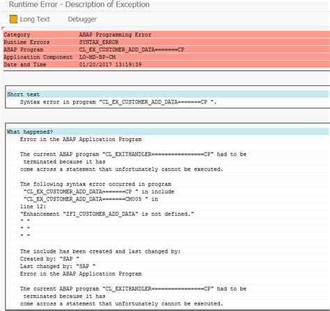 Solved Missing Table Entry In Tadir Sap Community