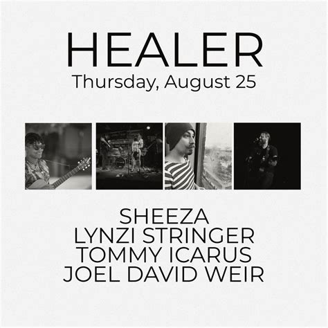 Sheeza Lynzi Stringer Tommy Icarus Joel David Weir Live Healer Healer Indianapolis 25