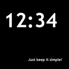 Minimalistic Clock Widget Para Android Download