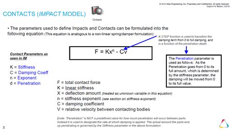 Contact Models In Altair Motionview Altair Community