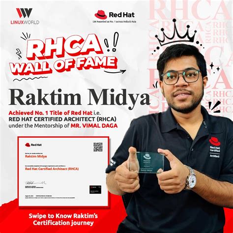 Linuxworld Informatics Pvt Ltd On Linkedin Rhca Redhat Linuxworld Congratulations