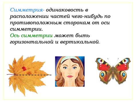 Симметрия Ось симметрии Online Presentation