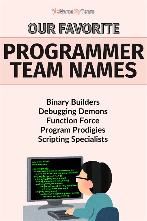 240 Programmer Team Names For Code Masters Name My Team