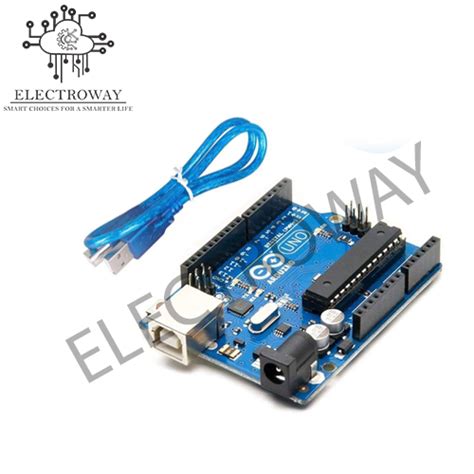 Arduino Uno R3 With Cable Atmega328 Electroway