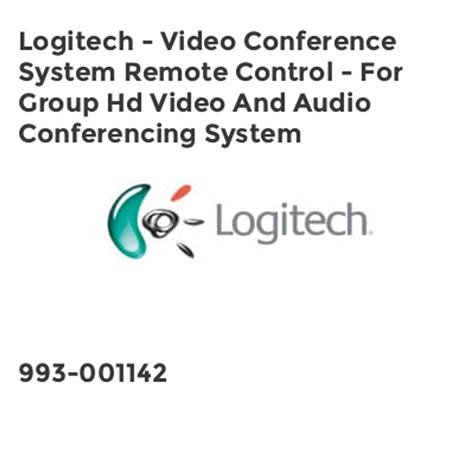 Shop Logitech Logitech Video Conference System Remote Control For