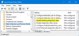 Ways To Disable Deleting Diagnostic Data In Windows Password Recovery