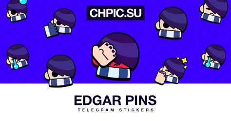 Telegram Sticker 😁 From «edgar Pins Pack