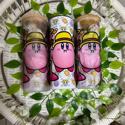 One Piece Kirby Luffy Tumbler Etsy