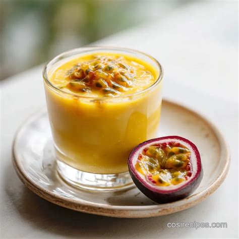 Passion Fruit Juice For 4 Servings Cosi Recipes