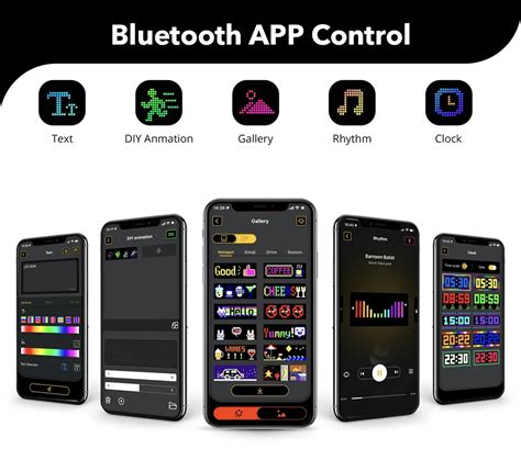 Panel Led Flexible Rgb Bluetooth1664 Dlshop