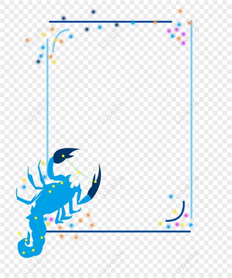 별이 빛나는 12 별자리 테두리 Png 일러스트 무료 다운로드 Lovepik