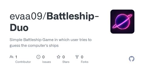Github Evaa09battleship Duo Simple Battleship Game In Which User Tries To Guess The Computer