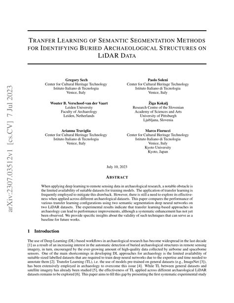 pdf transfer learning of semantic segmentation methods for