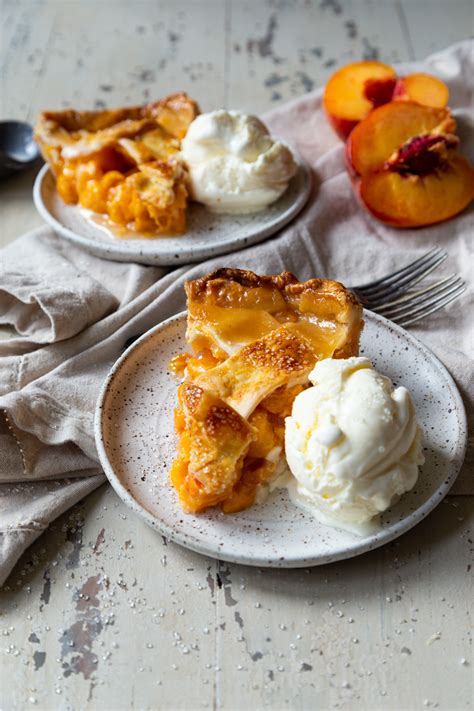 Perfect Peach Pie Recipe Homemade Home