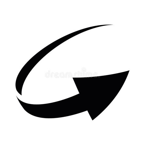 Simple Loop Circle Arrow Icon Stock Vector Illustration Of Cycle Technology 216454724