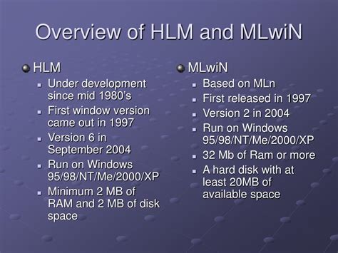 Ppt Multilevel Modeling Using Hlm And Mlwin Powerpoint Presentation Free Download Id280212
