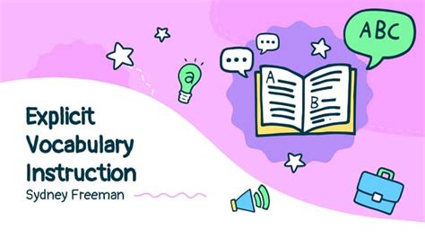 Explicit Vocabulary Instruction Slides Ppt Ppt
