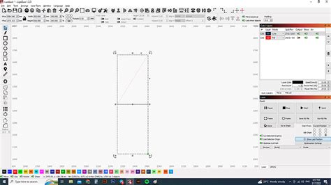 Overlapping Line Rectangle Results In Diagonal Cut Across Lightburn Software Questions
