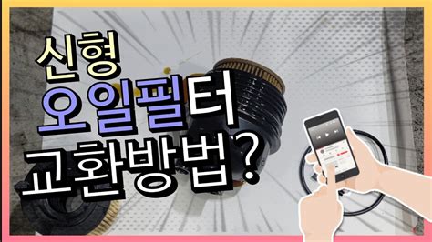 236신형오일 필터 교환 방법 자가정비 오일필터 주의엔진오일 교환 5분 후 확인 하기 Gv80포터2신형 오일필터dn8 소나타올뉴k3올뉴아바떼nx4투싼