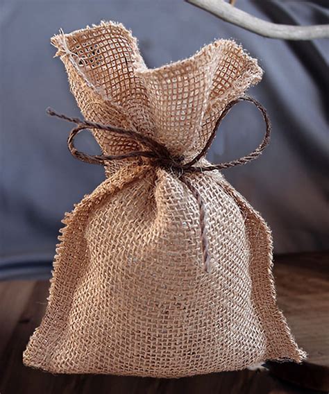 Burlap Pouch 2 Sizes Packaging Decor