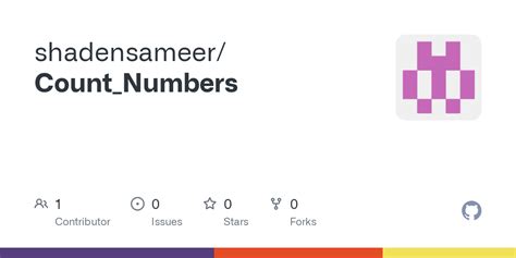 Github Shadensameercountnumbers