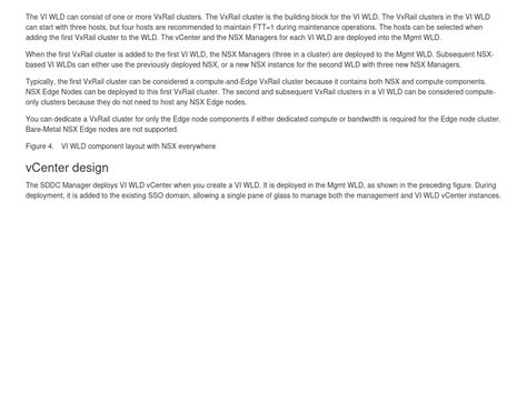 Vi Workload Domain Architecture Guide—vmware Cloud Foundation 5 1 On Vxrail Dell