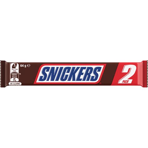 Snickers® Chocolate Bar 2 Pack 64g Snickers®