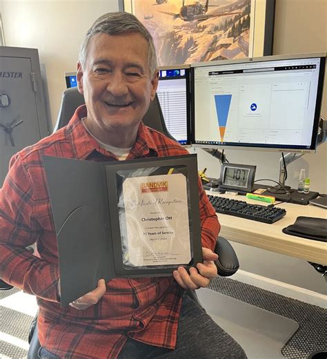 Christopher Ott On Linkedin Wow Celebrating 25 Years Working For Sandvik Coromant What An