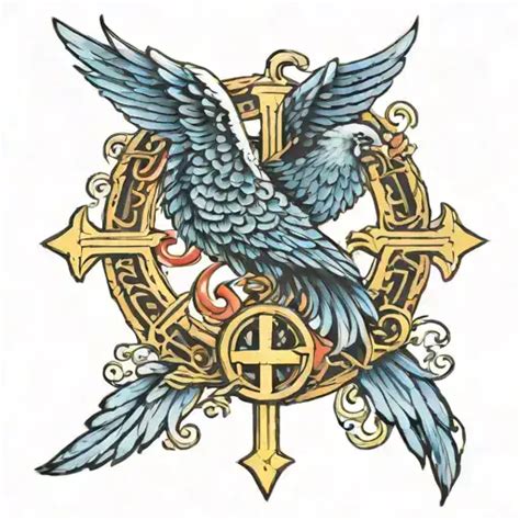 Phoenix With Cross Symbol Meaning Symbolism And Spiritual Significance