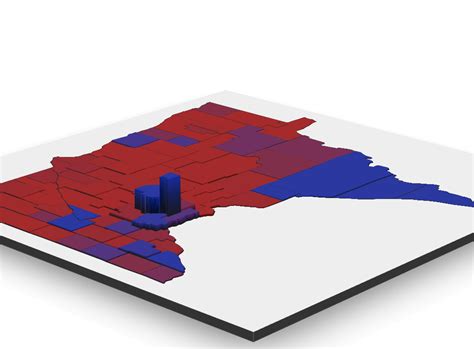 Create 3D County Maps Using Density As Z Axis RLang Io R Language