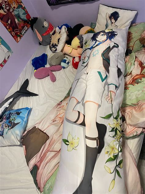 Venti Genshin Impact Pillow Cover Anime Body Pillows