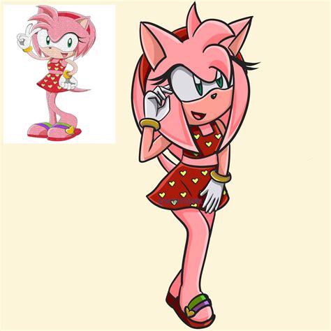 Amy Rose Sonic X Collab By Sonikkusgirl On Deviantart