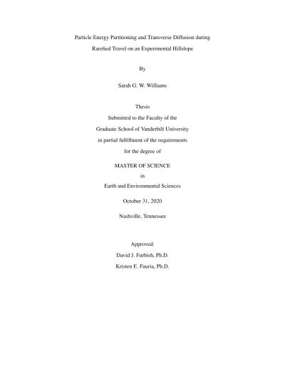 Particle Energy Partitioning And Transverse Diffusion During