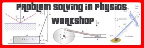 Problem Solving In Physics Workshop Physics