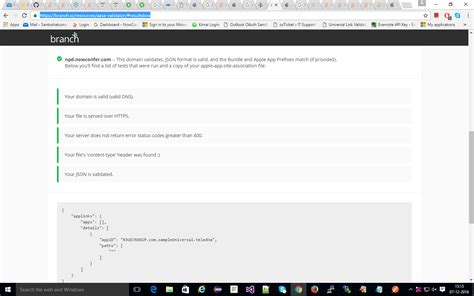 Nodejs Universal Link For Ios Is Not Working Stack Overflow