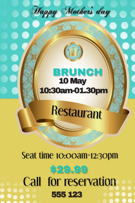 Brunch Time Template Postermywall