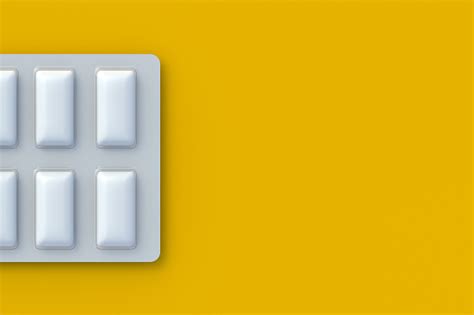 물집 팩에 껌을 씹습니다 민트 풍선 껌 평면도 텍스트를 위한 공간입니다 3d 렌더링 3차원 형태에 대한 스톡 사진 및 기타 이미지 3차원 형태 기포 단일 객체