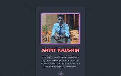 Arpit Kaushiks Portfolio