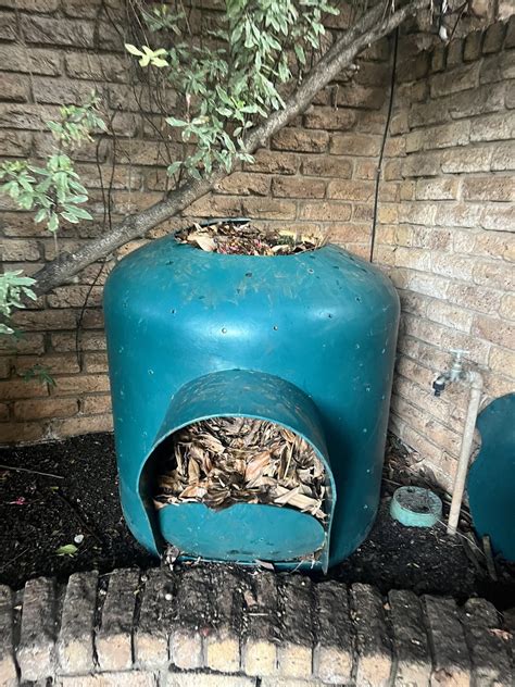 I Did My First Compost Heap Ever Had An Old Dok House And Some Yeastbread Made An Awesome Pile