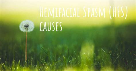 Which Are The Causes Of Hemifacial Spasm Hfs